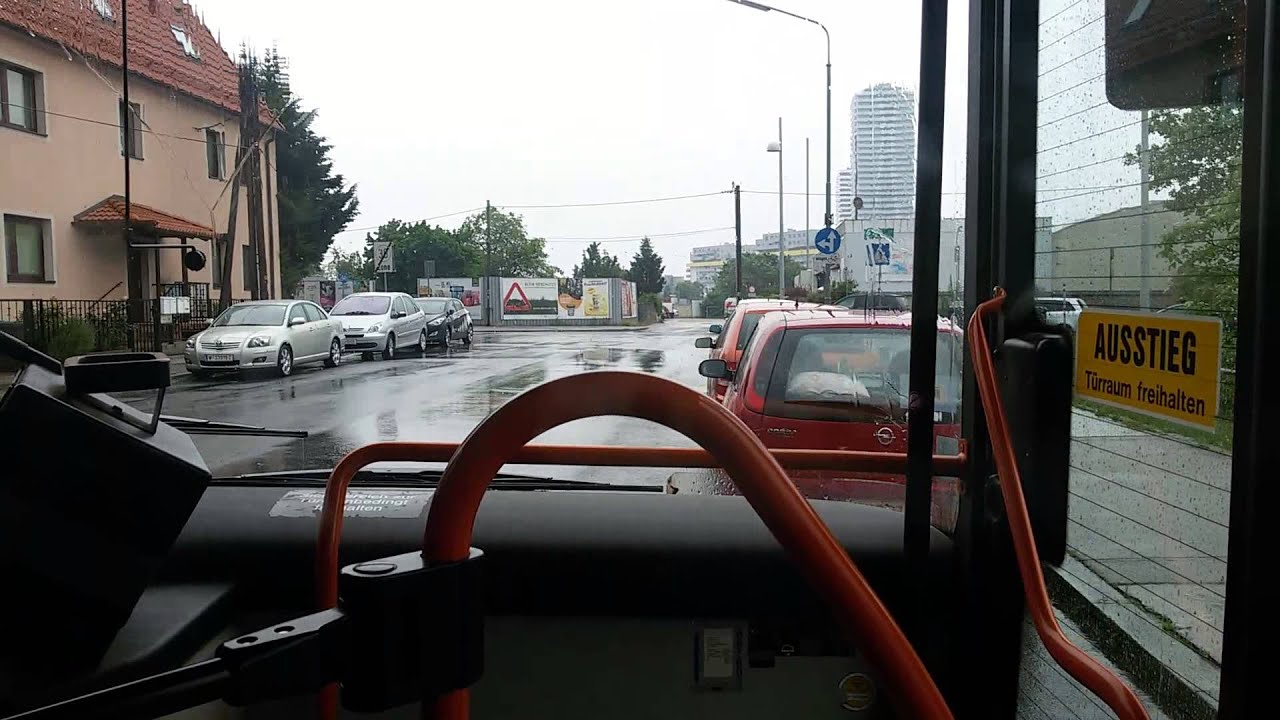Autobus Linie 27A im 21. Bezirk in Wien - YouTube