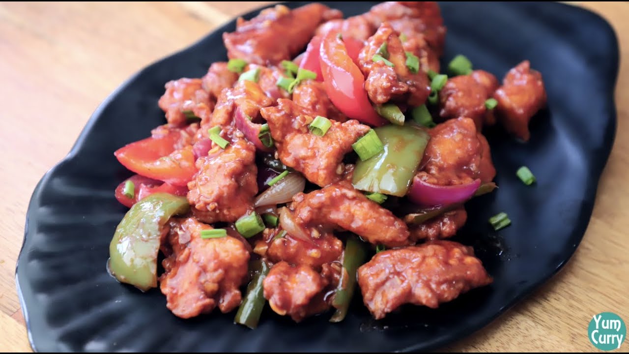 Chilli Chicken Recipe - Restaurant Style Chilli Chicken - YouTube