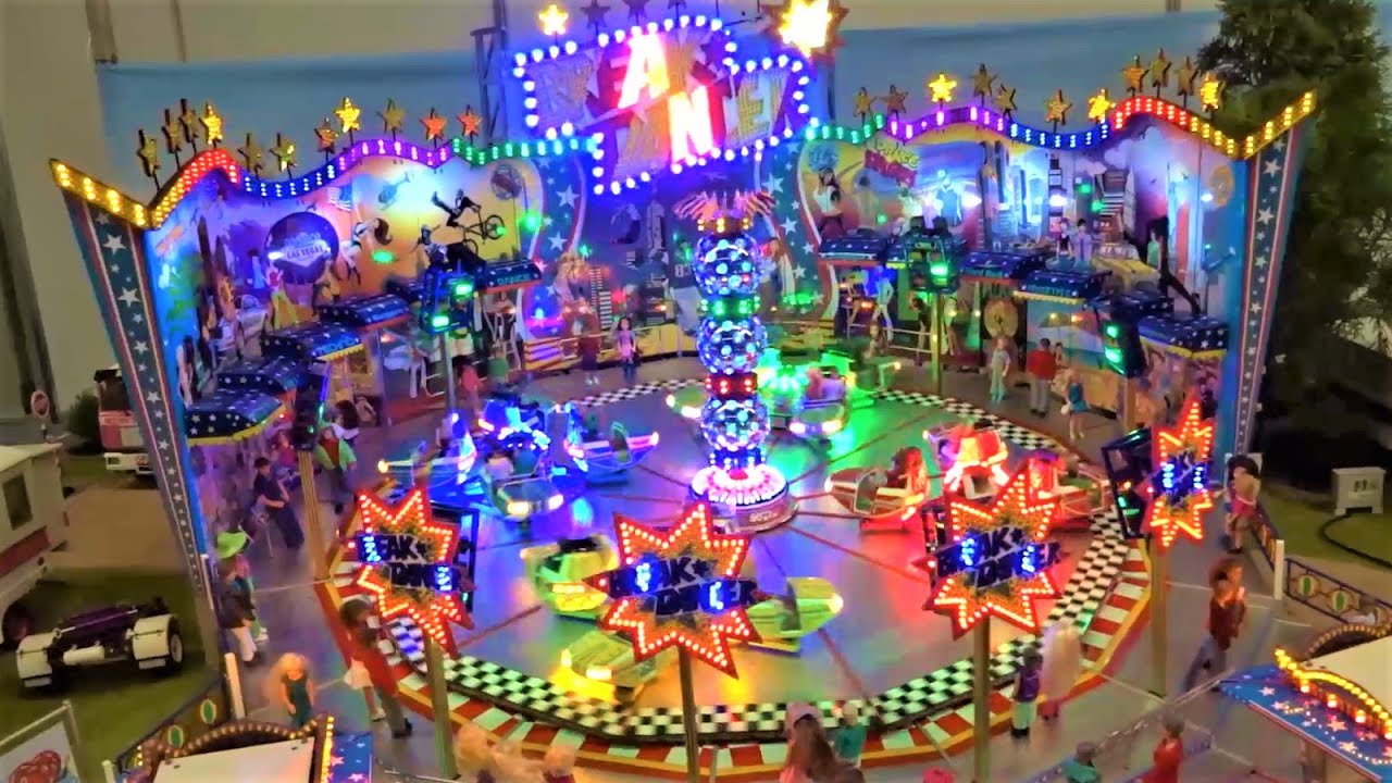 Kirmes Modellbau Funfair Model Building ♦ RC Messe Modell Leben Erfurt ...