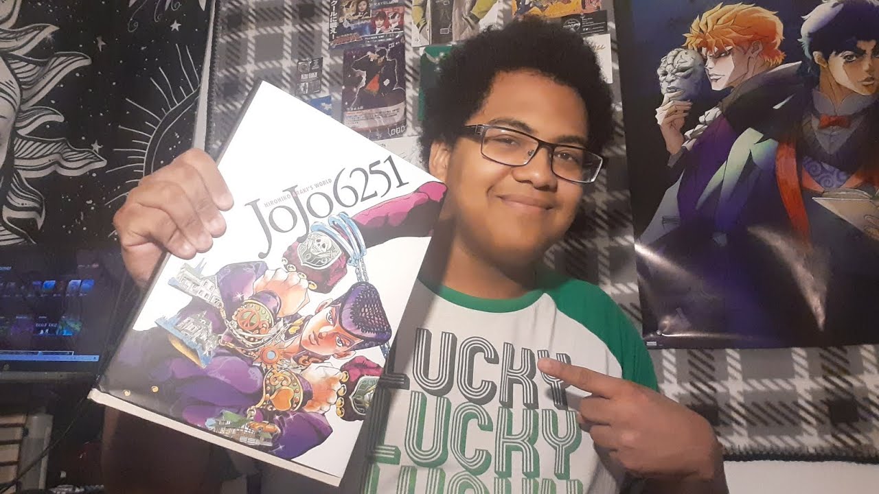an overview of the JoJo 6251 artbook (JoJo's Bizarre Adventures) - YouTube