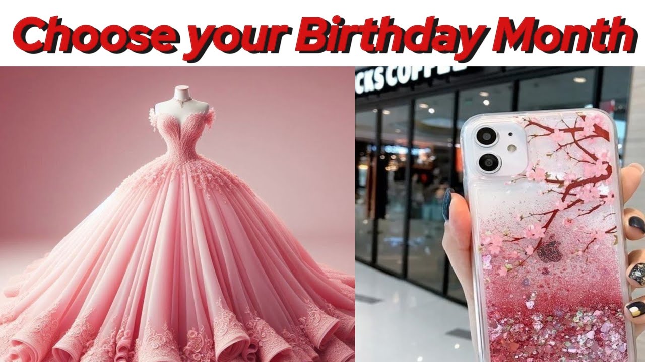 Choose your Birthday Month and see your Birthday Gown with Matching ...