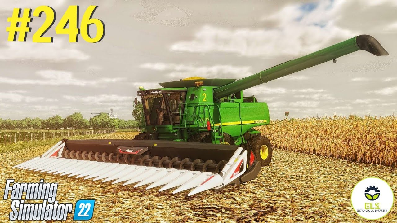 FS22 ARGENTINA-- // PROBANDO LA JD 9770 EN MAÍZ LUEGO DEL ARREGLO ...