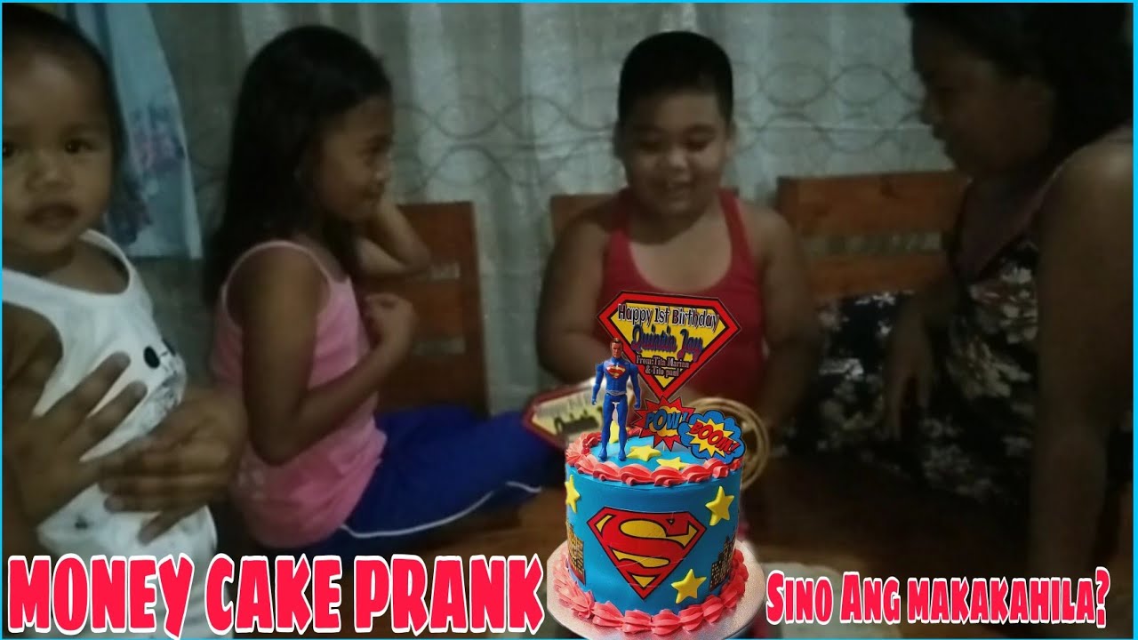 MONEY CAKE PRANK - YouTube