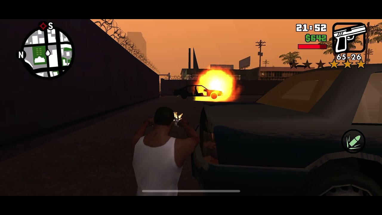 Escapando De La Policía Gta San Andreas Youtube