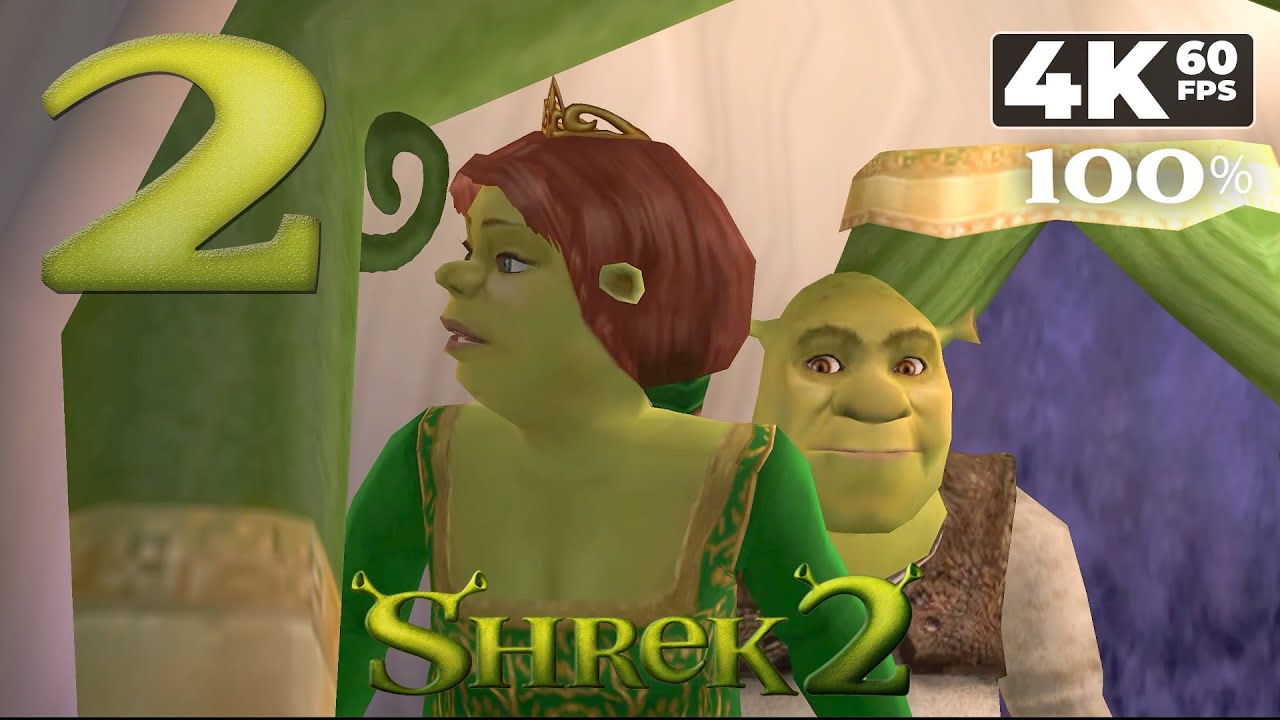 Shrek 2 (PC) - 4K60 Walkthrough (100%) Chapter 2 - Carriage Hijack ...