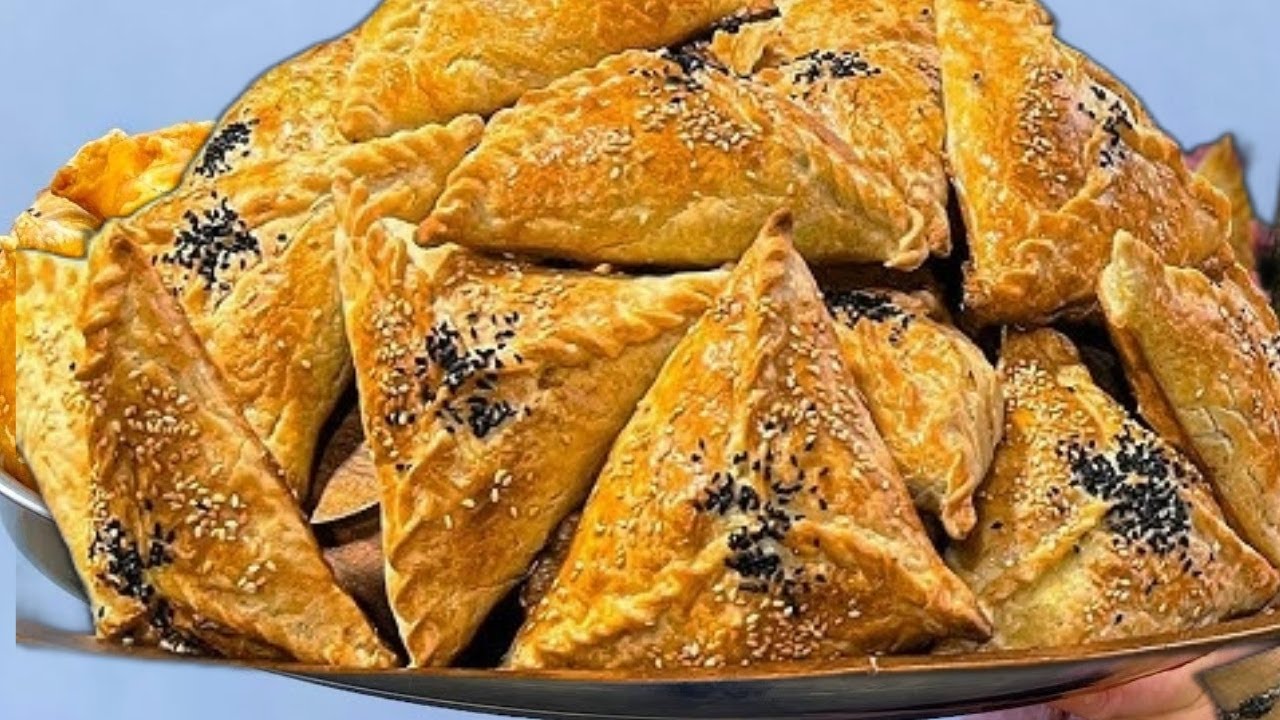 REAL Puffy CRISPY UZBEK SAMSA Obedenye - YouTube