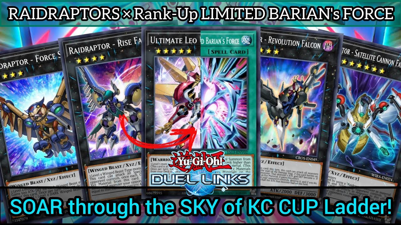 RAIDRAPTORS + Rank-Up BARIAN FORCE! "Soar the Sky and reach the top ...