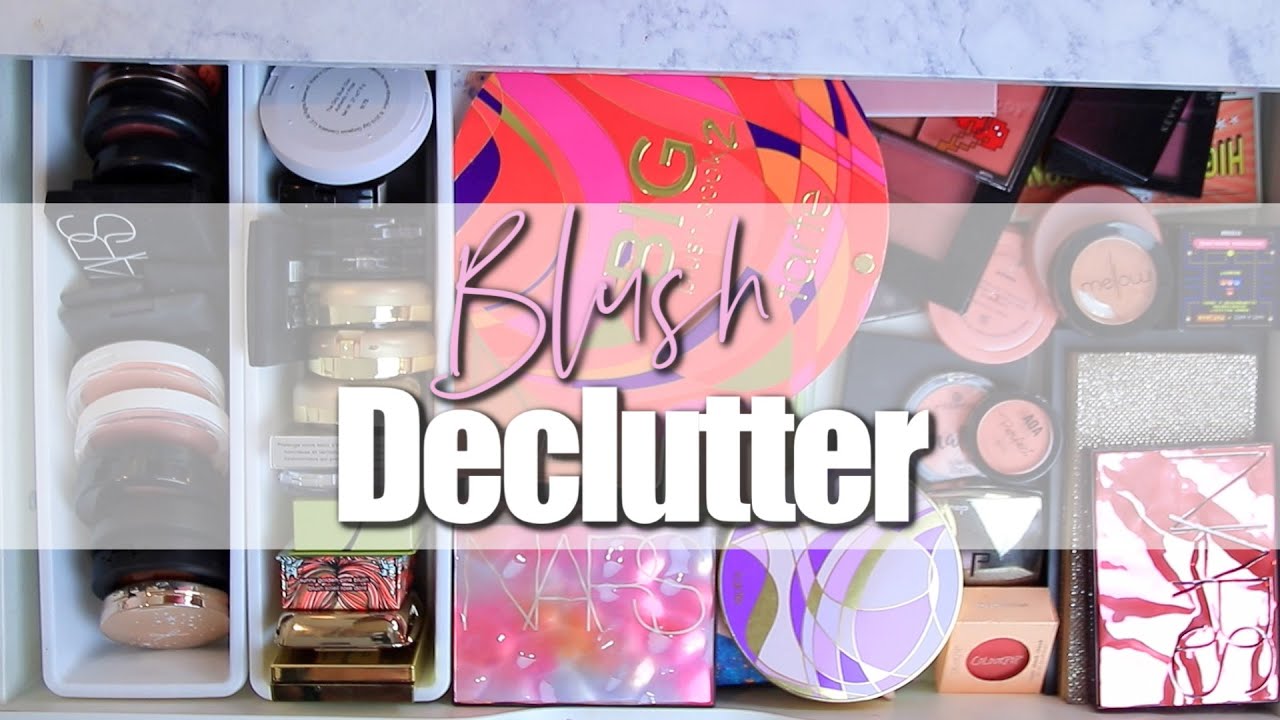 MASSIVE BLUSH DECLUTTER 2020 ... ITS SO HARD! - YouTube