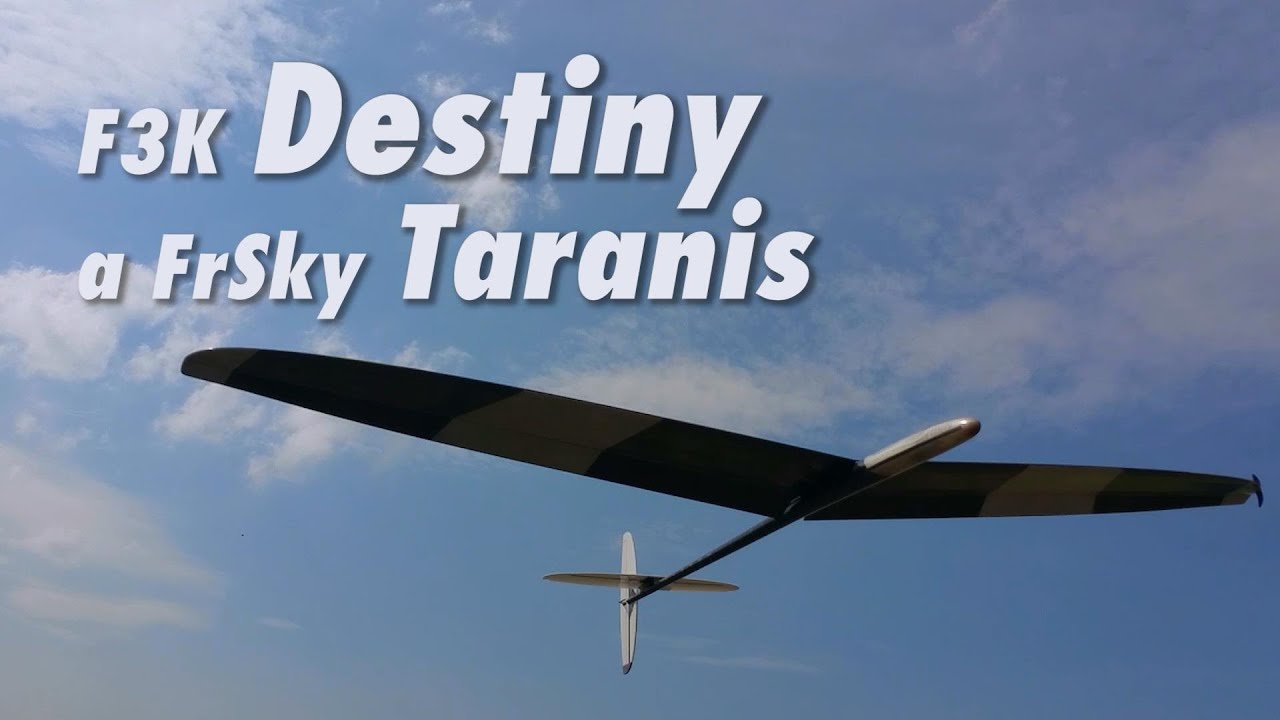 F3K Destiny a FrSky Taranis - YouTube