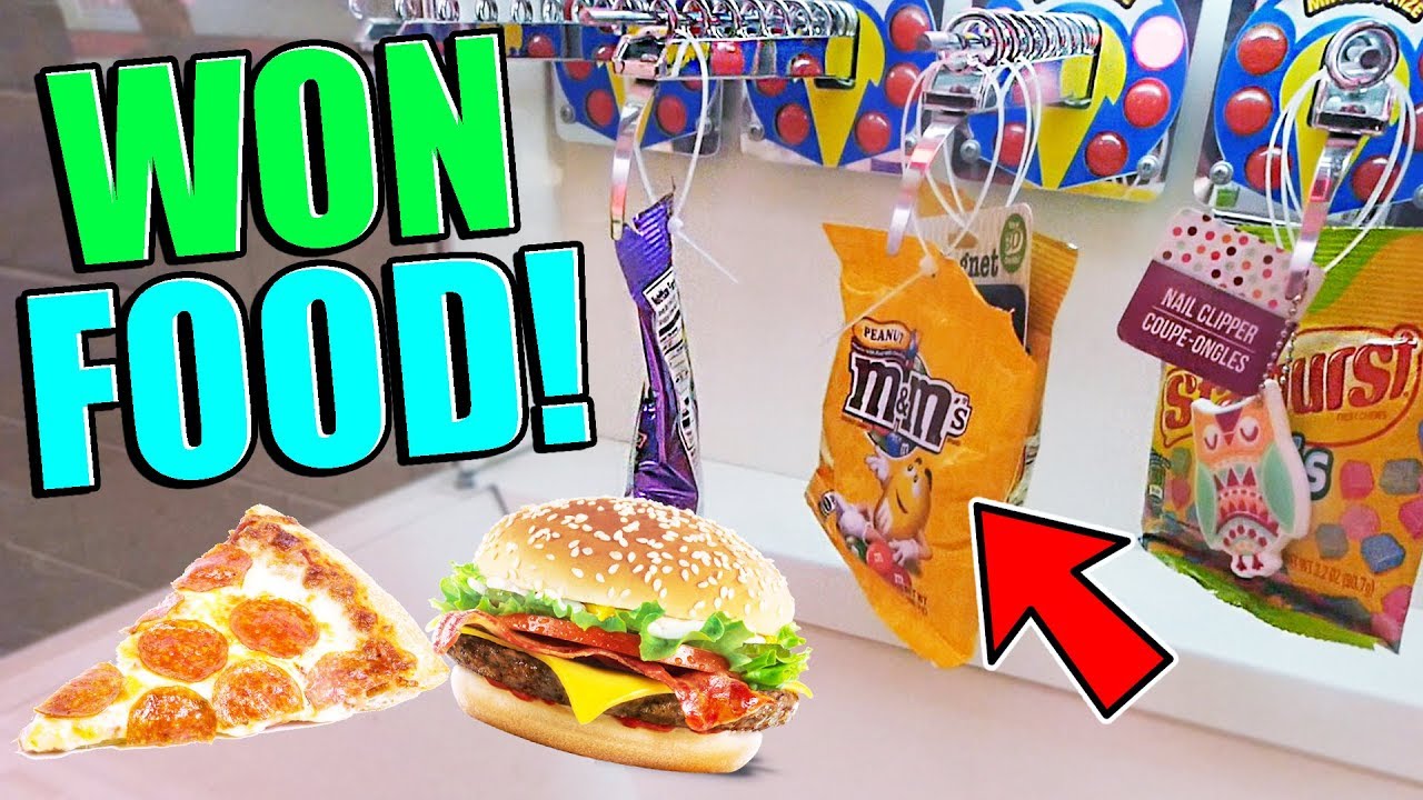 Winning FOOD From STACKER!!! || Arcade Games - YouTube