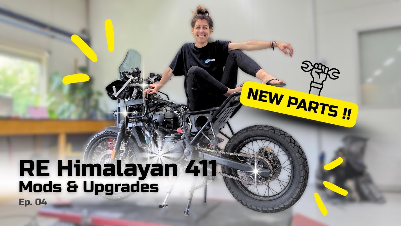 Royal Enfield Himalayan 411 Mods | Ep. 4 – New PARTS arrived! - YouTube