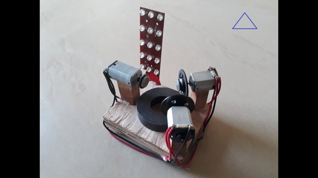 Free Energy Device with using Triangle Position Magnets and DC motor ...