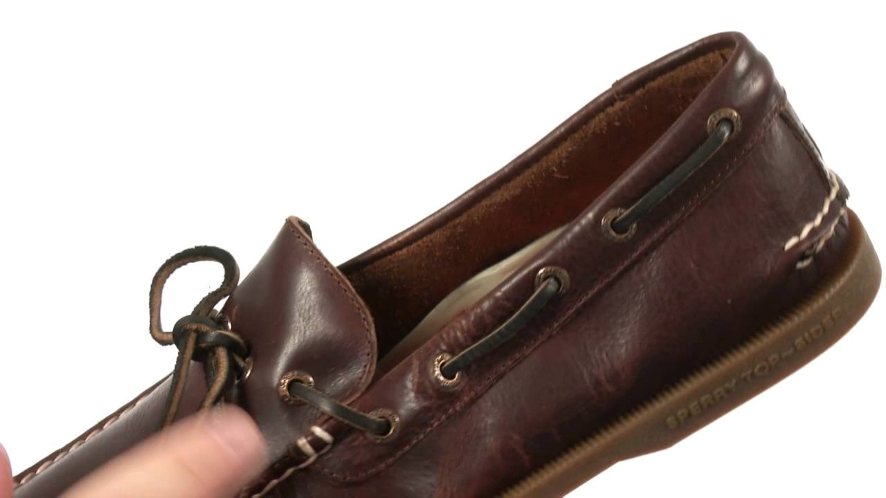 Sperry Top-Sider A/O 1-Eye Leather SKU: 8347796 - YouTube