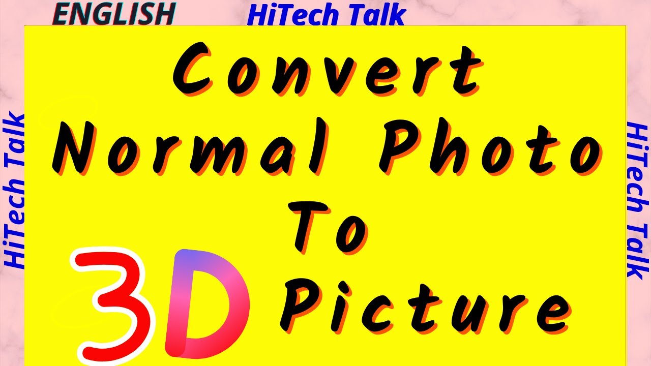 Convert normal photo to Moving photo | Convert normal image into 3D ...