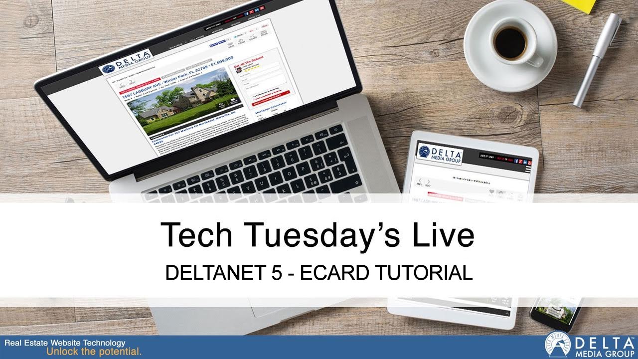 Tech Tuesday's Live Training - ECard Tutorial [DeltaNet 5] - YouTube