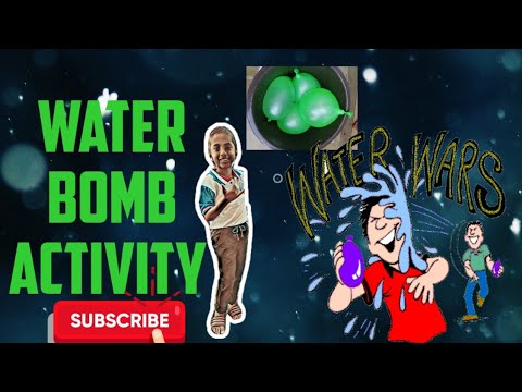 Water Bomb Activity, Outdoor Water Play - YouTube