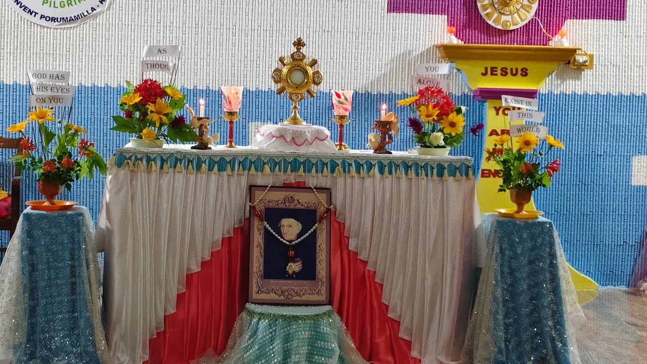 Noveena began in JMJ Congregation... For the 31st feast of Fr. Mathias ...