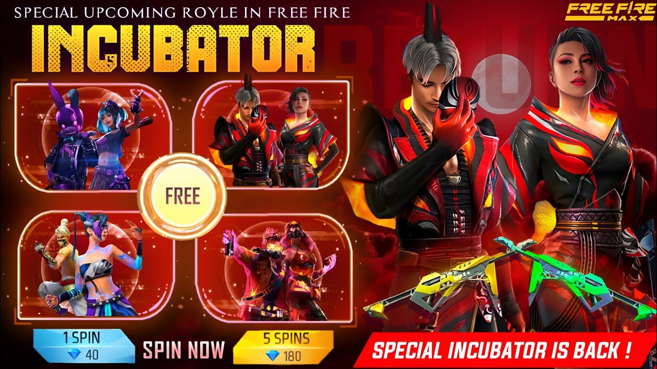 next incubator free fire - YouTube