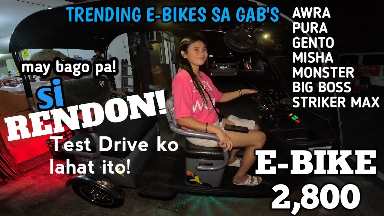 TAG 2,800 E-BIKE SA GAB'S TRENDING | MGA BAGONG E-BIKE DUMATING NA ...