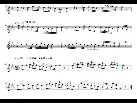 Kürdilihicazkâr Saz Semaisi - Tatyos Efendi (Karar: Bolahenk Neyi - D)