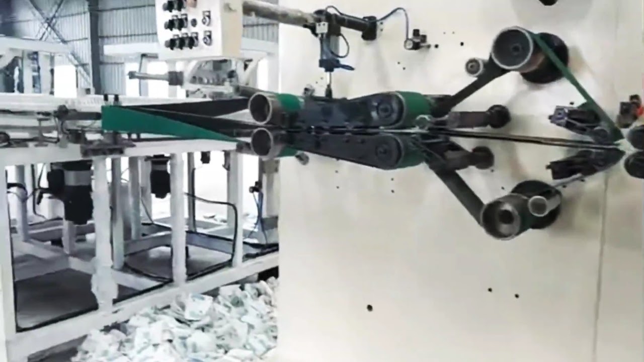 T shape Pampers type baby diaper machine - YouTube