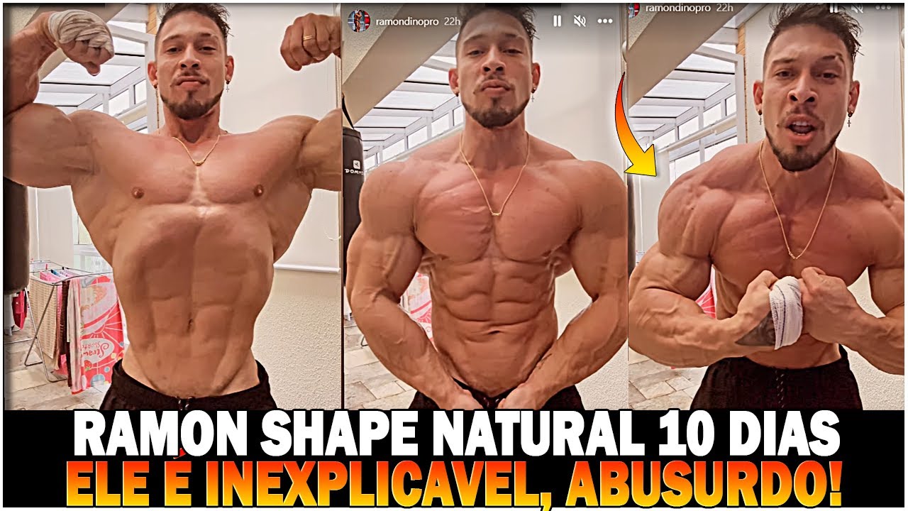 RAMON SHAPE NATURAL APÓS 10 DIAS DE FÉRIAS SEM USAR NADA - YouTube