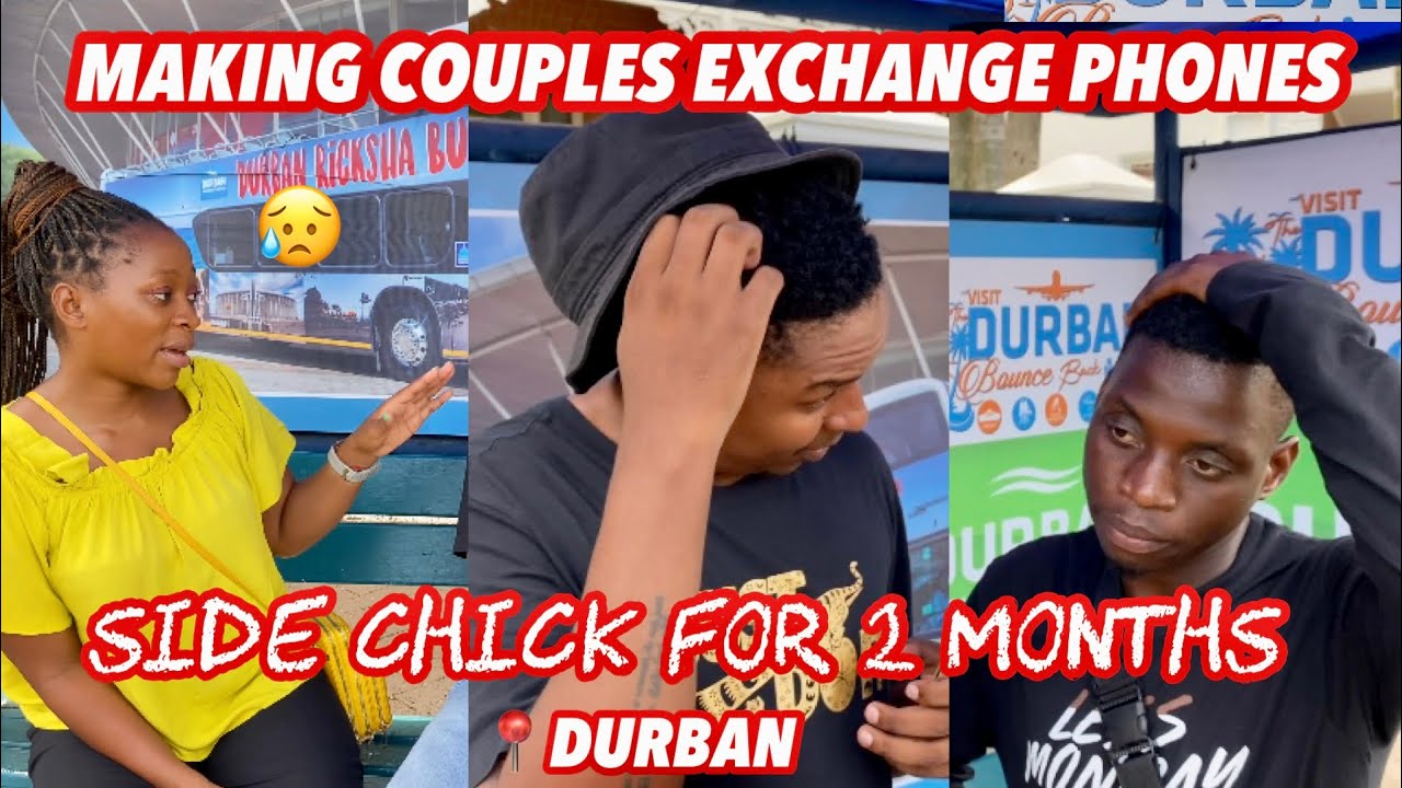 Making couples switching phones for 60sec 🥳 SEASON 2 ( 🇿🇦SA EDITION ...