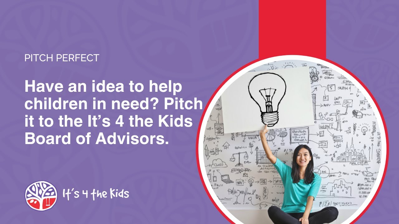 Pitch Perfect | Bring your ideas for helping children in need - YouTube