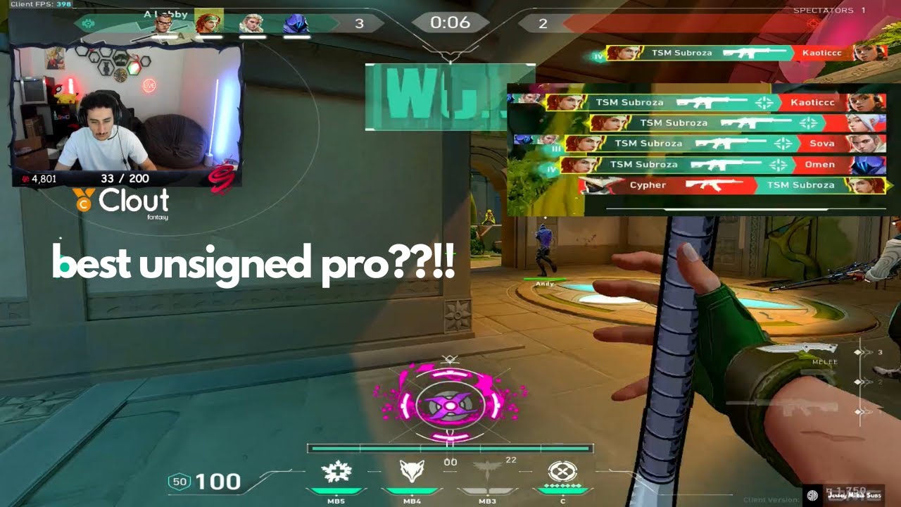 Subroza is one the best unsigned pro player right now - YouTube