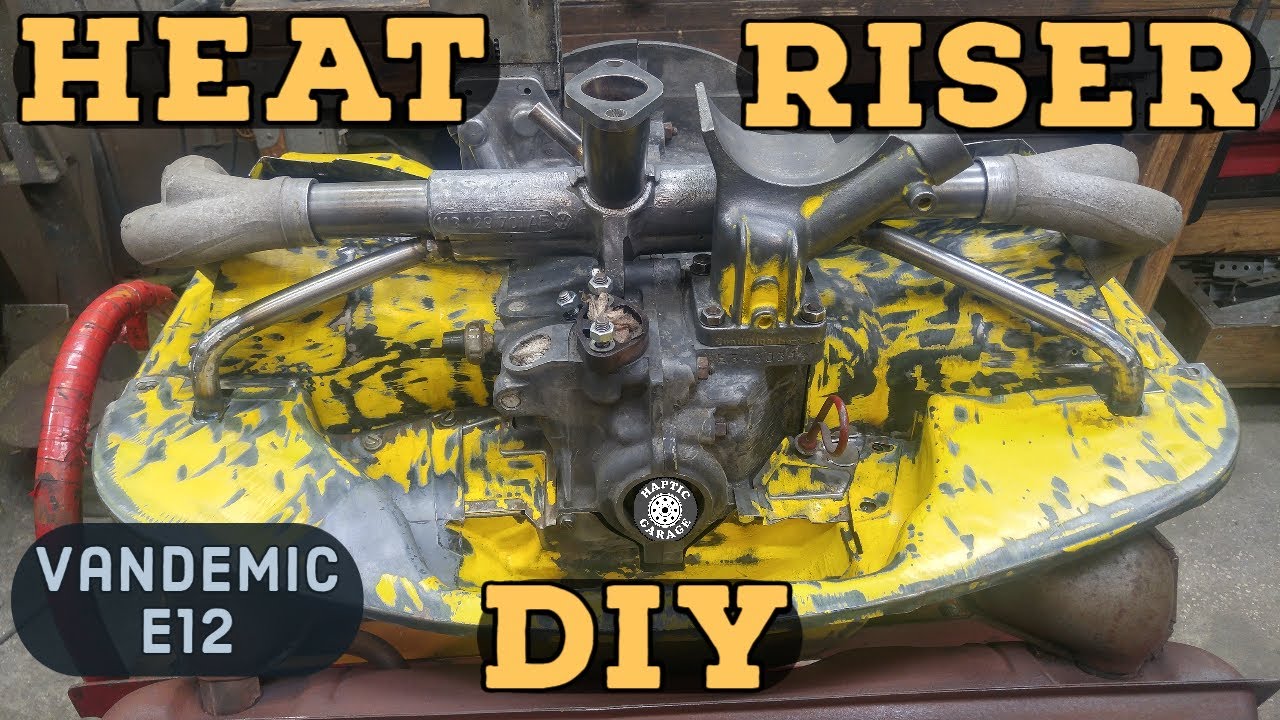 DIY Heat Riser Fabrication & Cooling Tin Modifications VW Split Bus ...