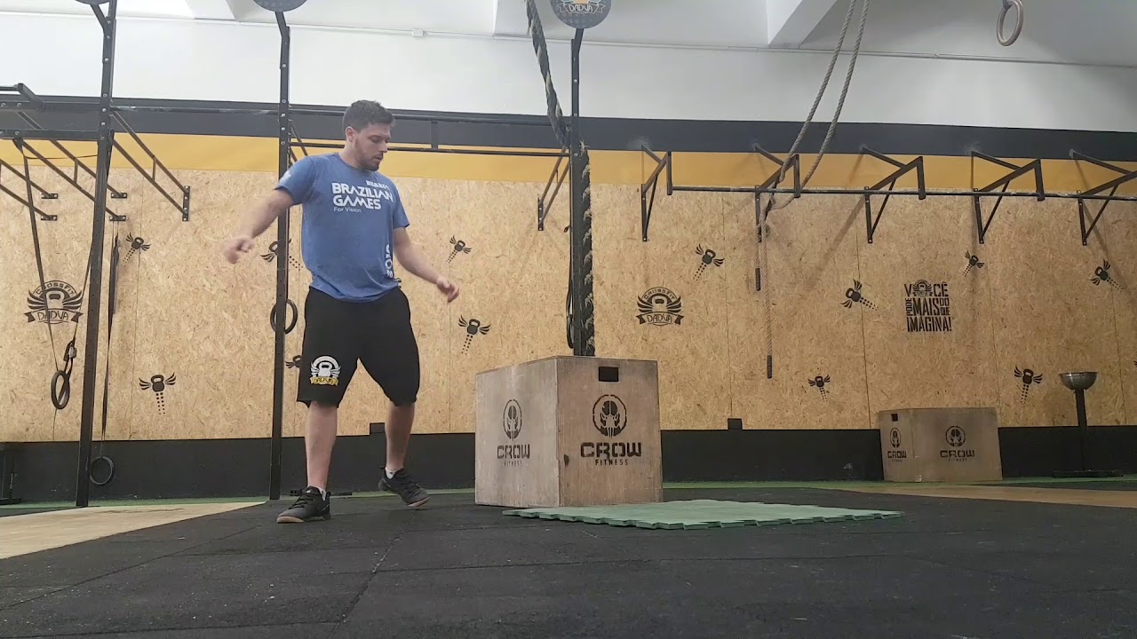 Treino do dia - 27.06.19 - box hspu, Box step up over, run- Crossfit ...