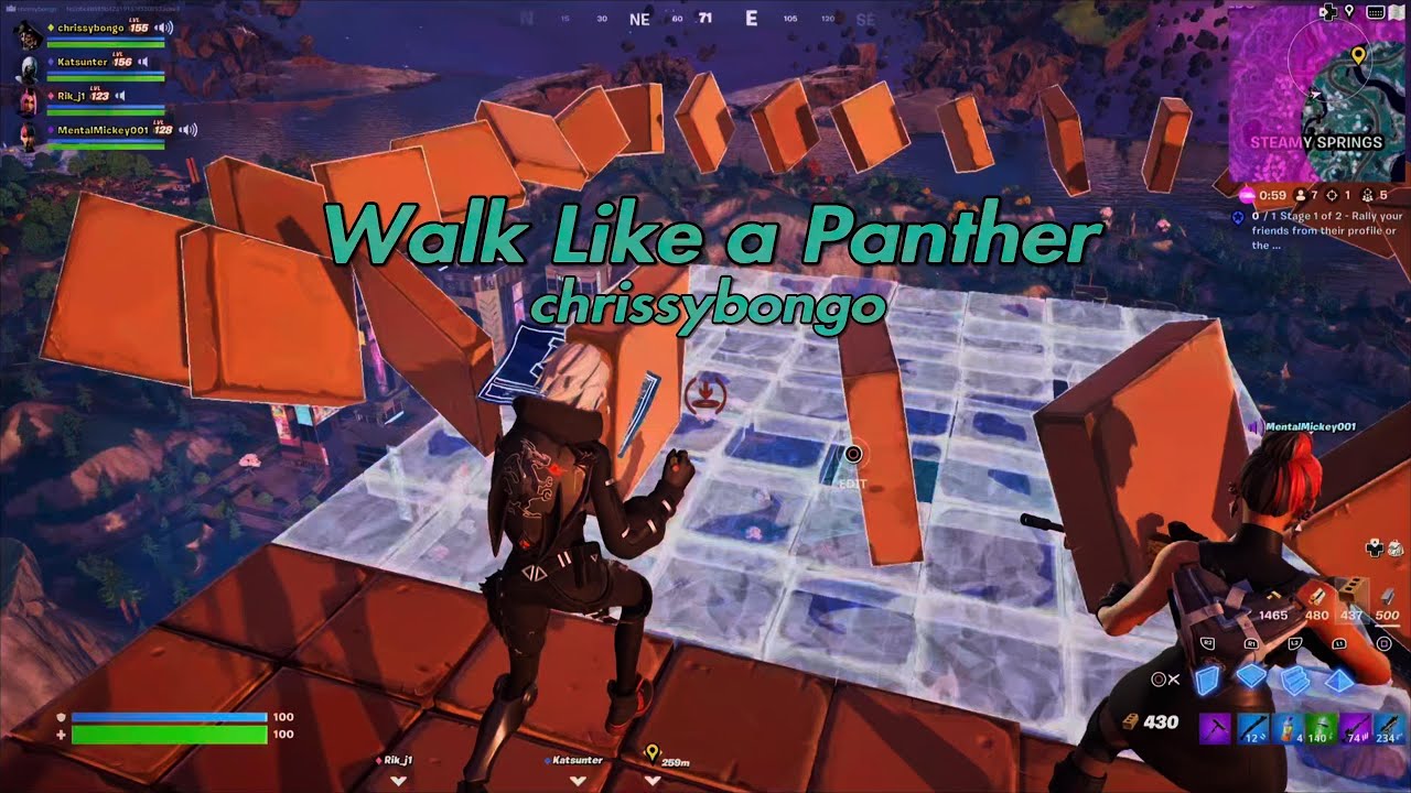 Fortnite - Walk Like a Panther - YouTube
