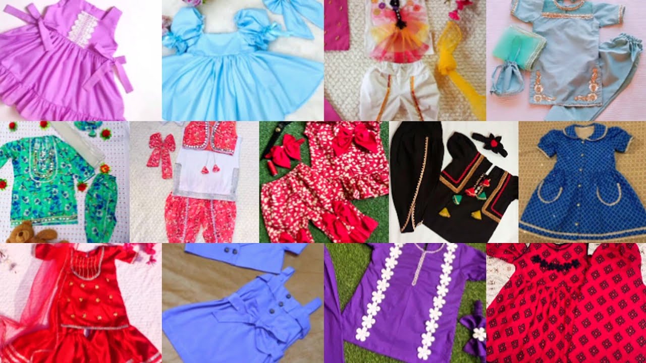 50+ Baby Frock Designs / Very Stylish And Trandy Designs/ Homemade Baby ...