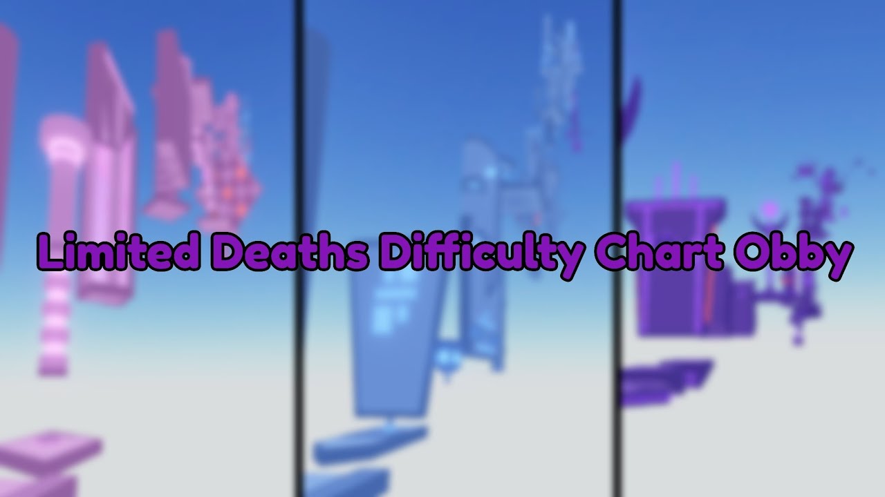 (Master's) Limited Deaths Difficulty Chart Obby - All Stages (as of May ...