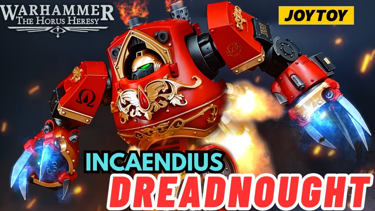 Unboxing NEW joytoy Blood angels Incaendius Dreadnought - Contemptor ...