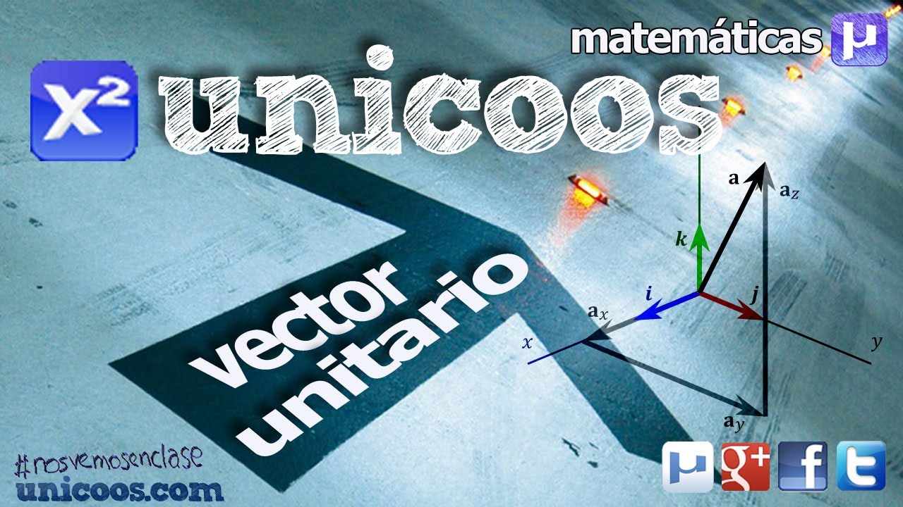 Vector unitario y Base Canonica SECUNDARIA (4ºESO) matematicas - YouTube