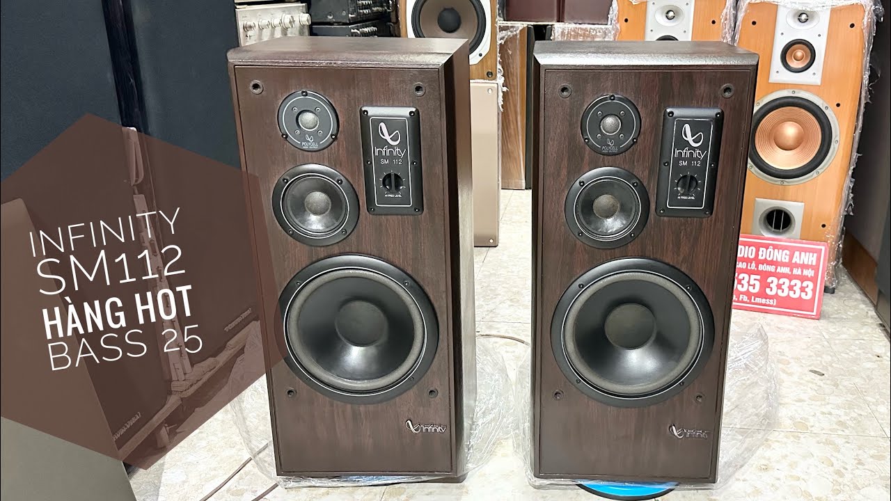 Loa Infinity Sm112 dòng loa mỹ bass 25 có giá bình dân mà chất âm lại ...