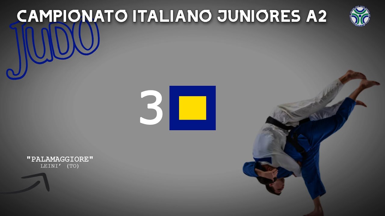 Judo - CAMPIONATO ITALIANO JUNIORES A2 - Femminile - Tatami 3 - YouTube