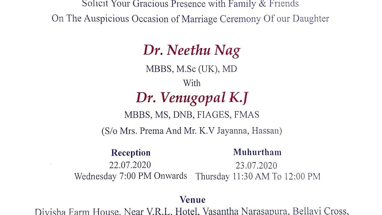 NEETHU & VENUGOPAL WEDDING LIVE-VIDEO...!!! - YouTube