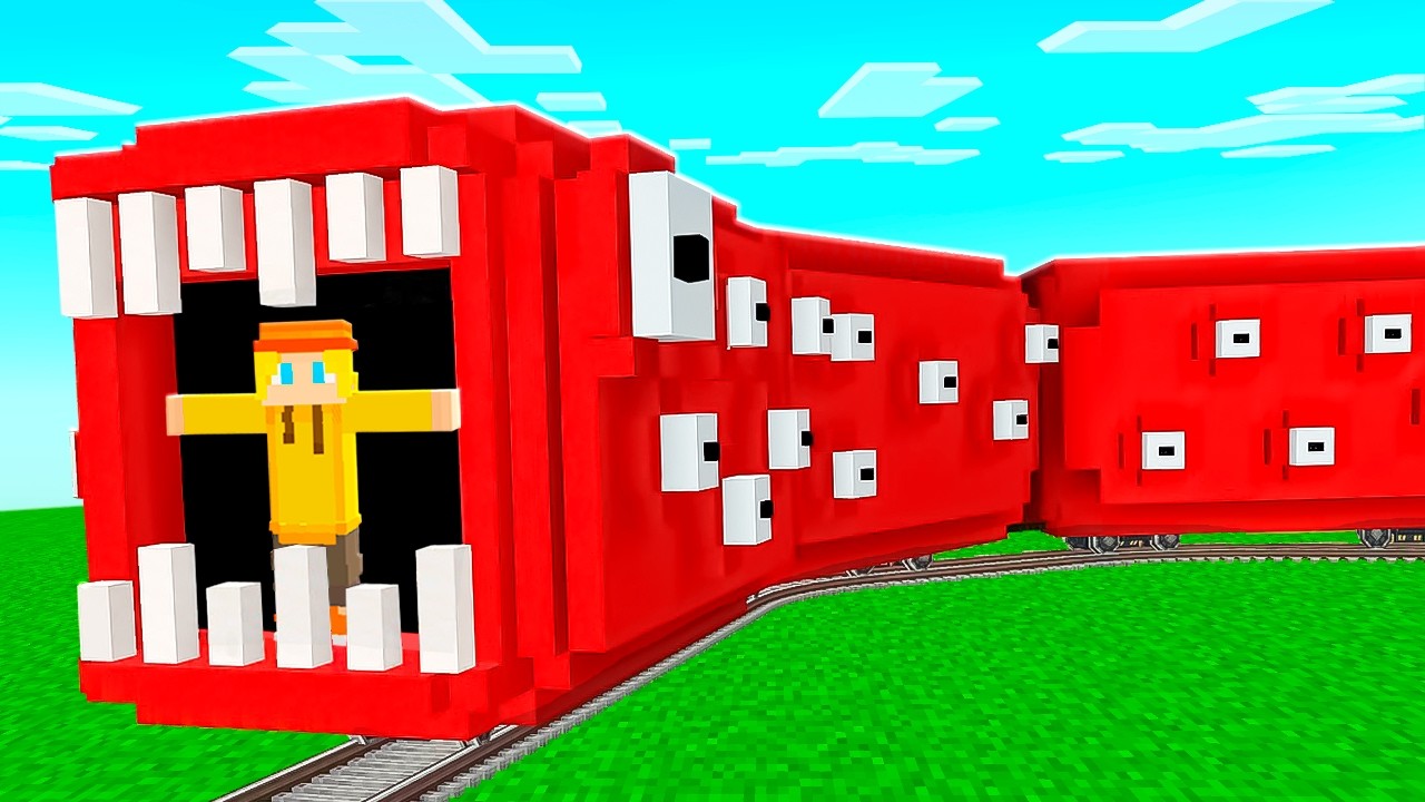 Fizemos a Maior Viagem do TRAIN EATER no MINECRAFT - YouTube