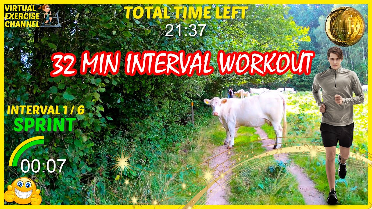 32 Minute Virtual Interval Run/Walk Workout! - YouTube