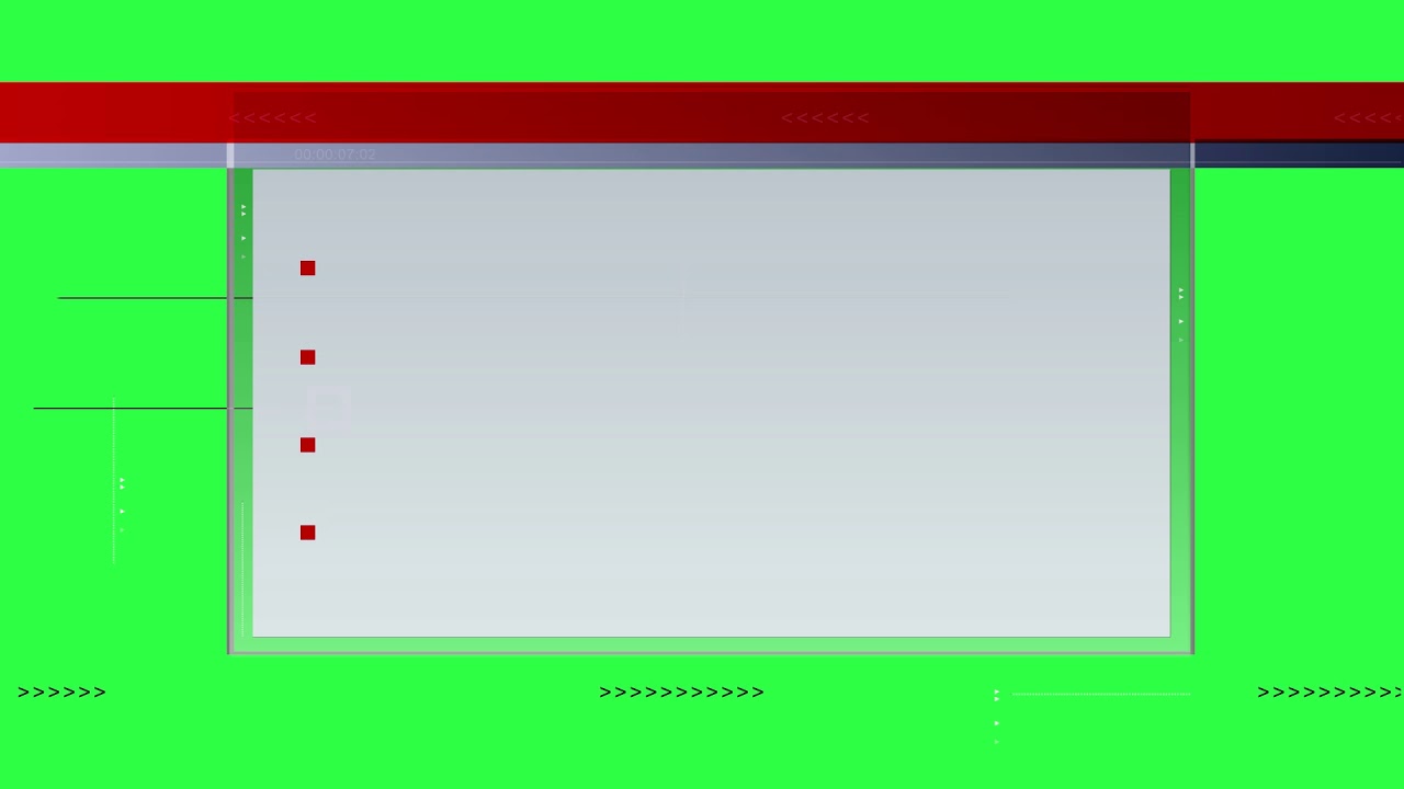 Information Plate with Green Screen For News and Trending Topics # ...