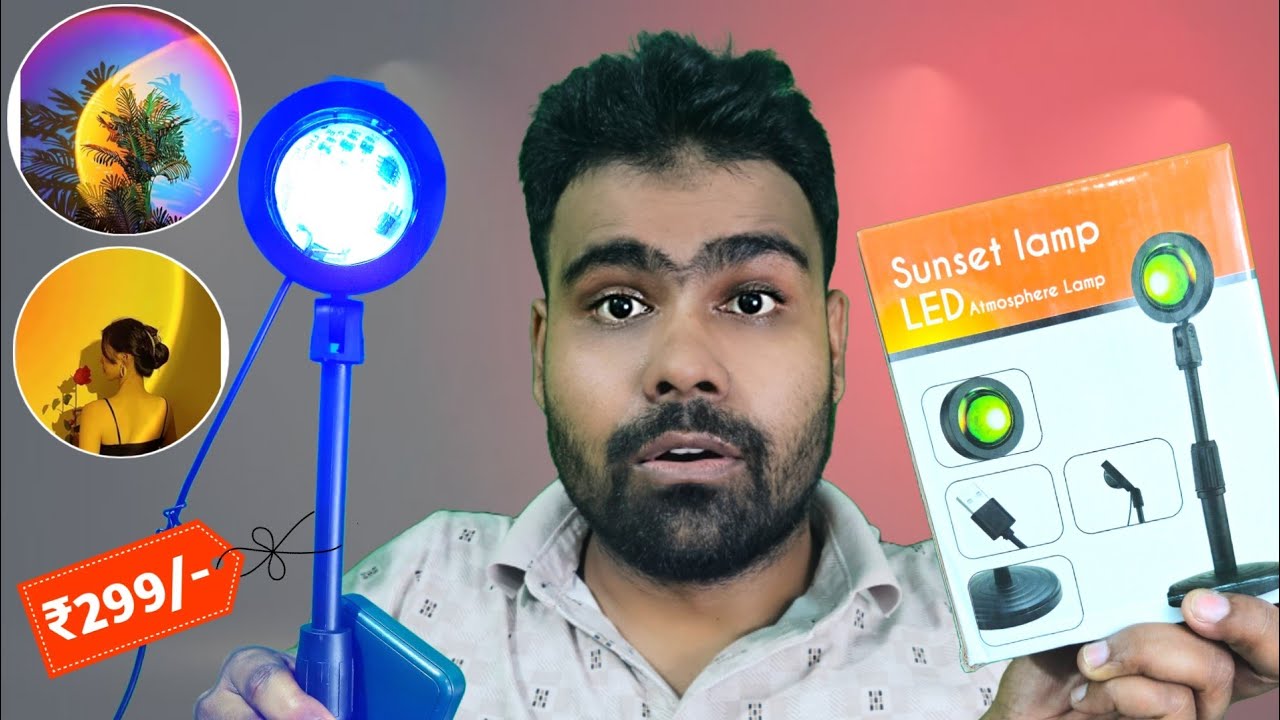 Sunset LED Mood Lamp Unboxing and Review - Best Light? - YouTube