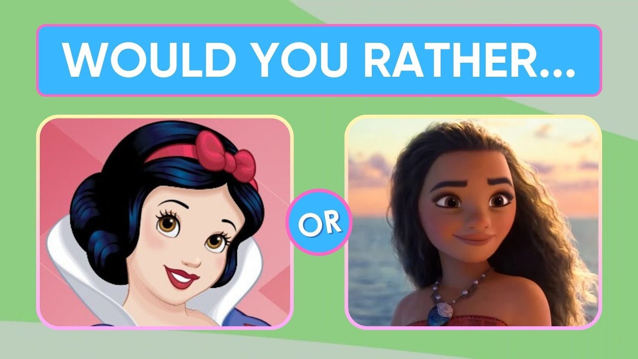 Would You Rather | Disney Princess Edition | Brain Break - YouTube