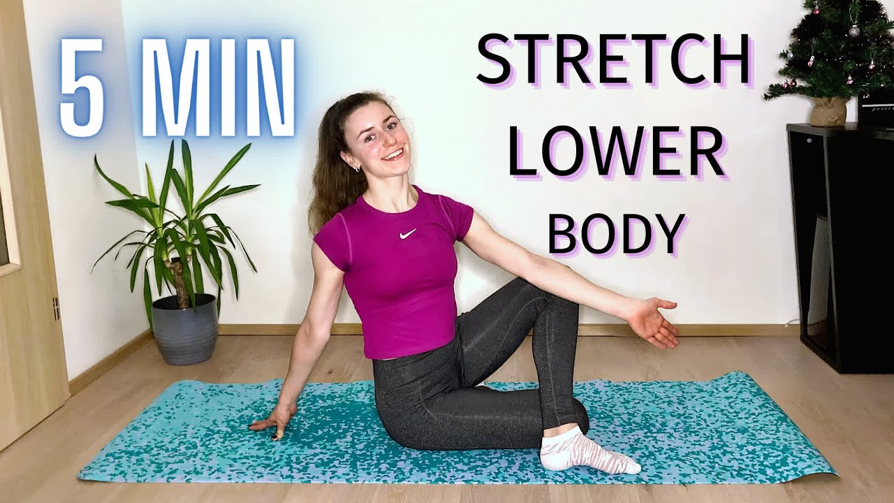 5 MIN Lower Body Stretch | No Equipment | For Flexibility & Mobility ...