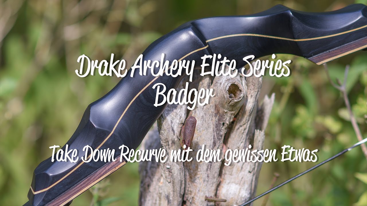 Review: Drake Archery Elite Series Badger - Take Down Recurvebogen mit ...