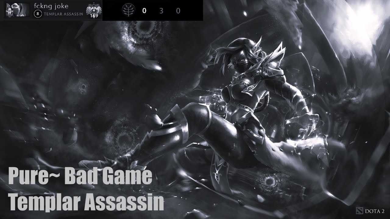 Pure~ Templar Assassin - Dota 2 Pro Dark Side [Pure~ Bad Game #8] 4K ...