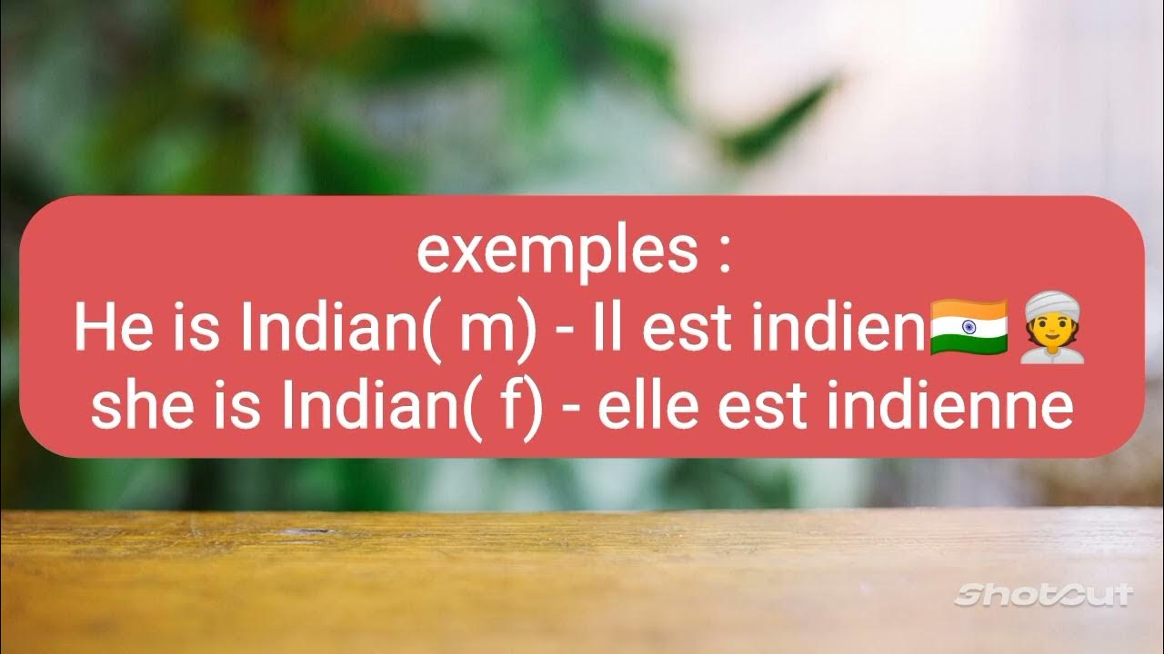 Les nationalités en Français - The nationalities in French - YouTube