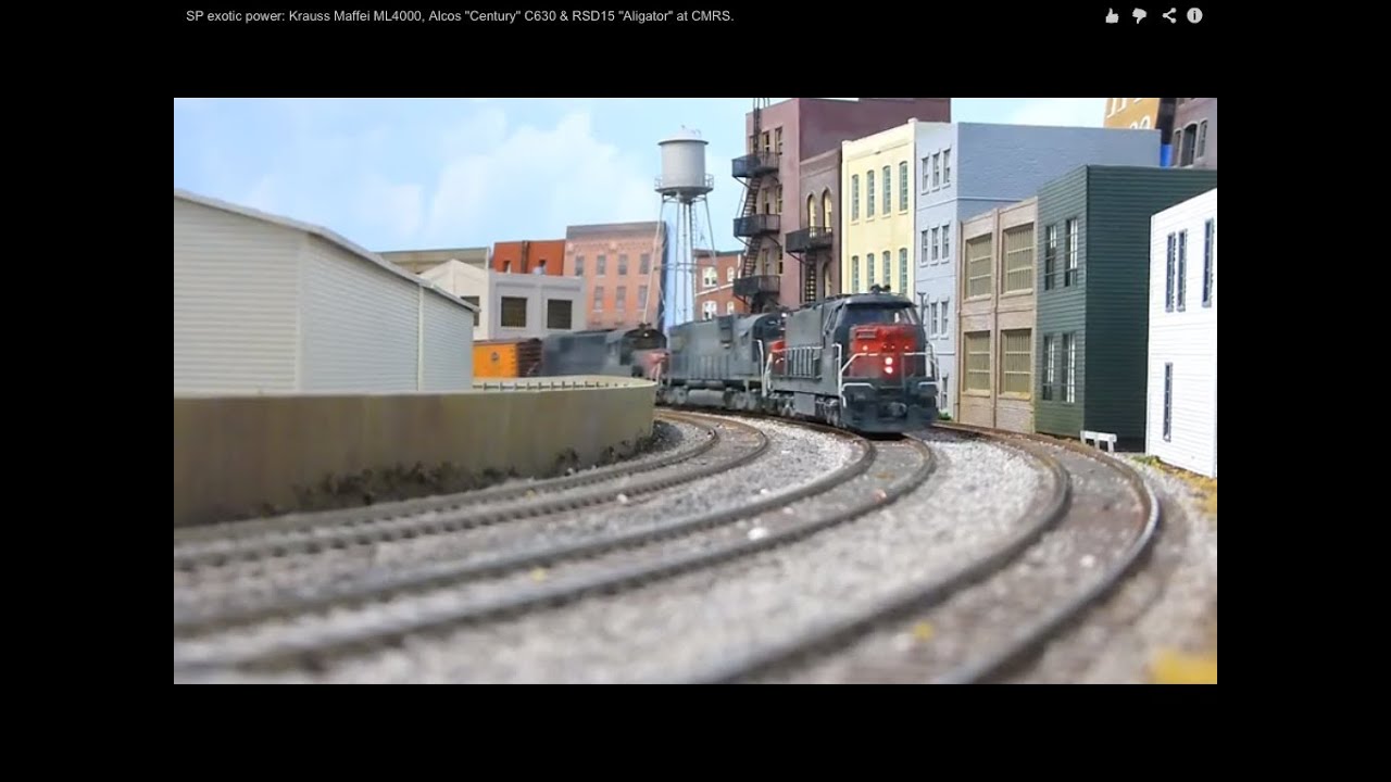 HO SP exotic power: Krauss Maffei ML4000, Alcos "Century" C630 & RSD15 ...