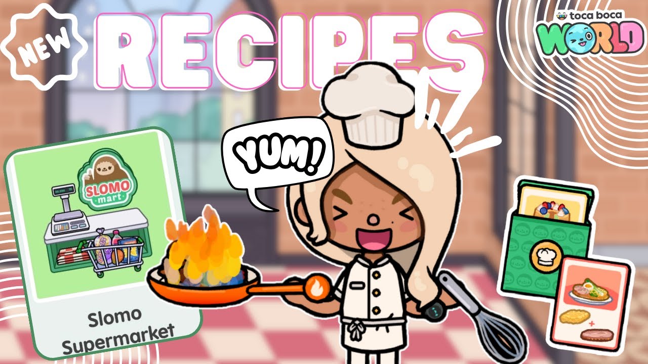 YOU WON'T BELIEVE THE NEW SLOMO SUPERMARKET RECIPES 🛒🦥🍓| TOCA LIFE ...